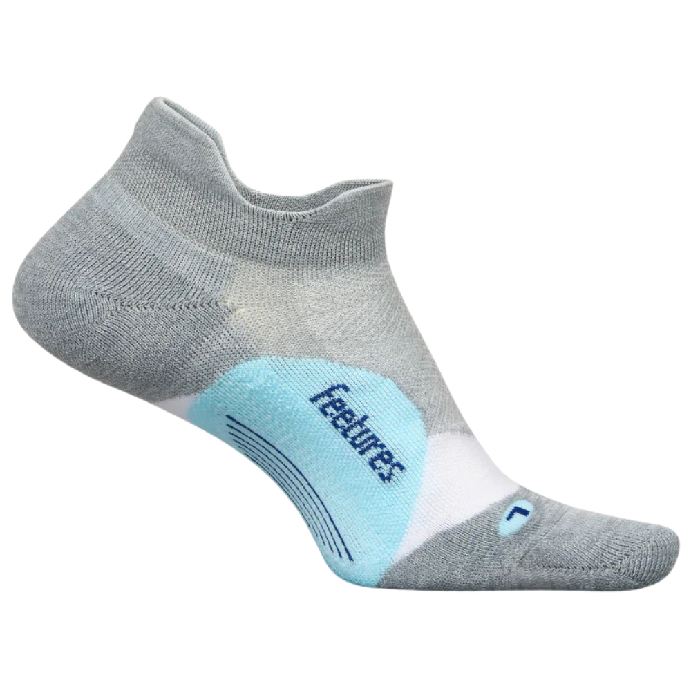 Feetures Elite Light Cushion No Show Tab Gray Sky Socks | Mar-Lou Shoes – Mar-Lou Shoes®