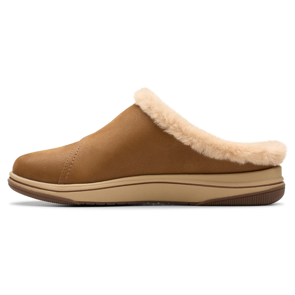 Clarks Breeze Myth Dark Tan Clog (Women's) | Mar-Lou Shoes – Mar-Lou Shoes®