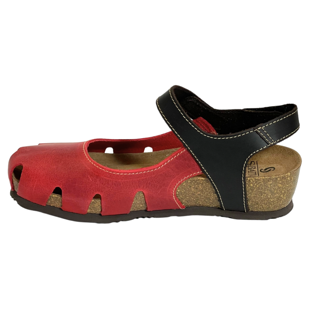 Sabatini Elizabeth Rosso/T.Moro Crazy Sandal (Women's) | Mar-Lou Shoes ...