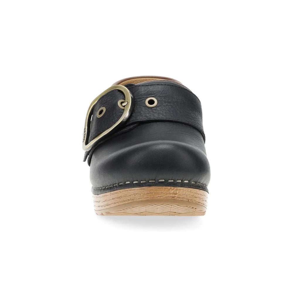 Dansko Pearson Black Tumbled Leather Clog (Women's) | Mar-Lou Shoes ...