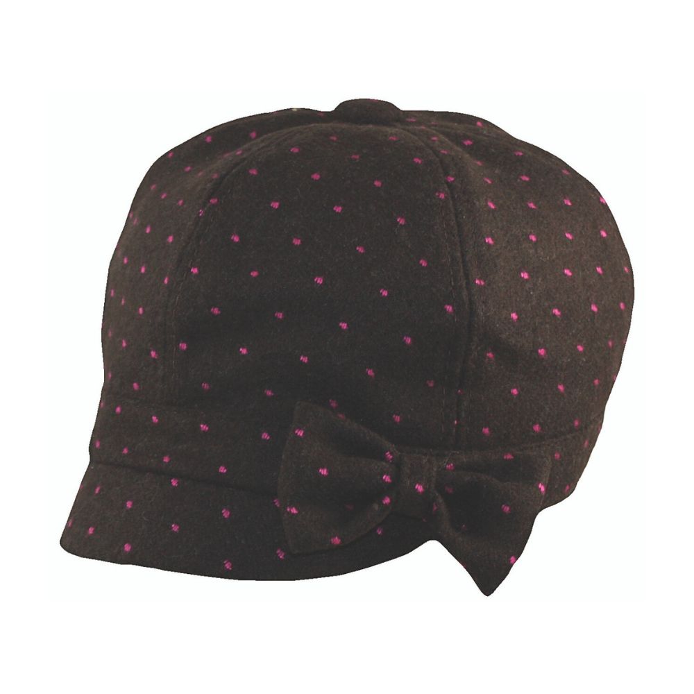 Jeanne Simmons Accessories Gaby Dots Brown Hat (Women's) | Mar-Lou ...