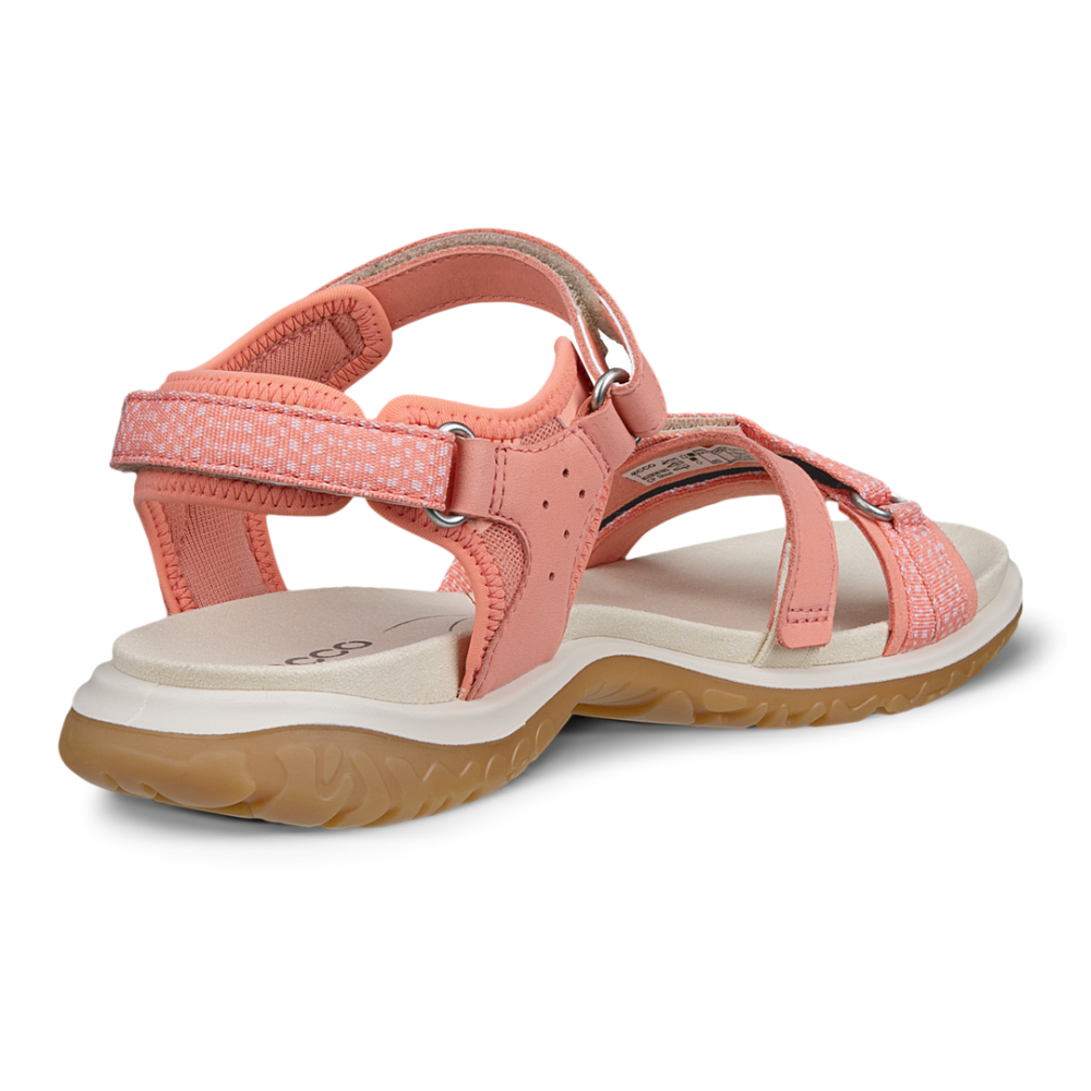 Ecco Offroad Roam Burnt Coral Nubuck Outdoor Sandal (Women's) | Mar-Lou Shoes – Mar-Lou Shoes®