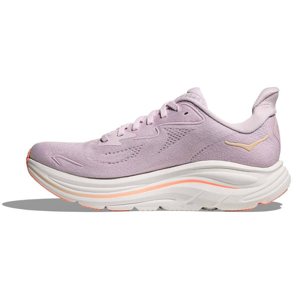 Hoka Clifton 10 Lilac Cream/Tangerine Glow Running Shoe | Mar-Lou Shoes ...