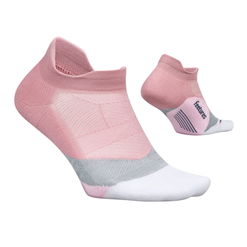 Feetures Elite Light Cushion No Show Tab Pink Orchard Socks | Mar-Lou ...