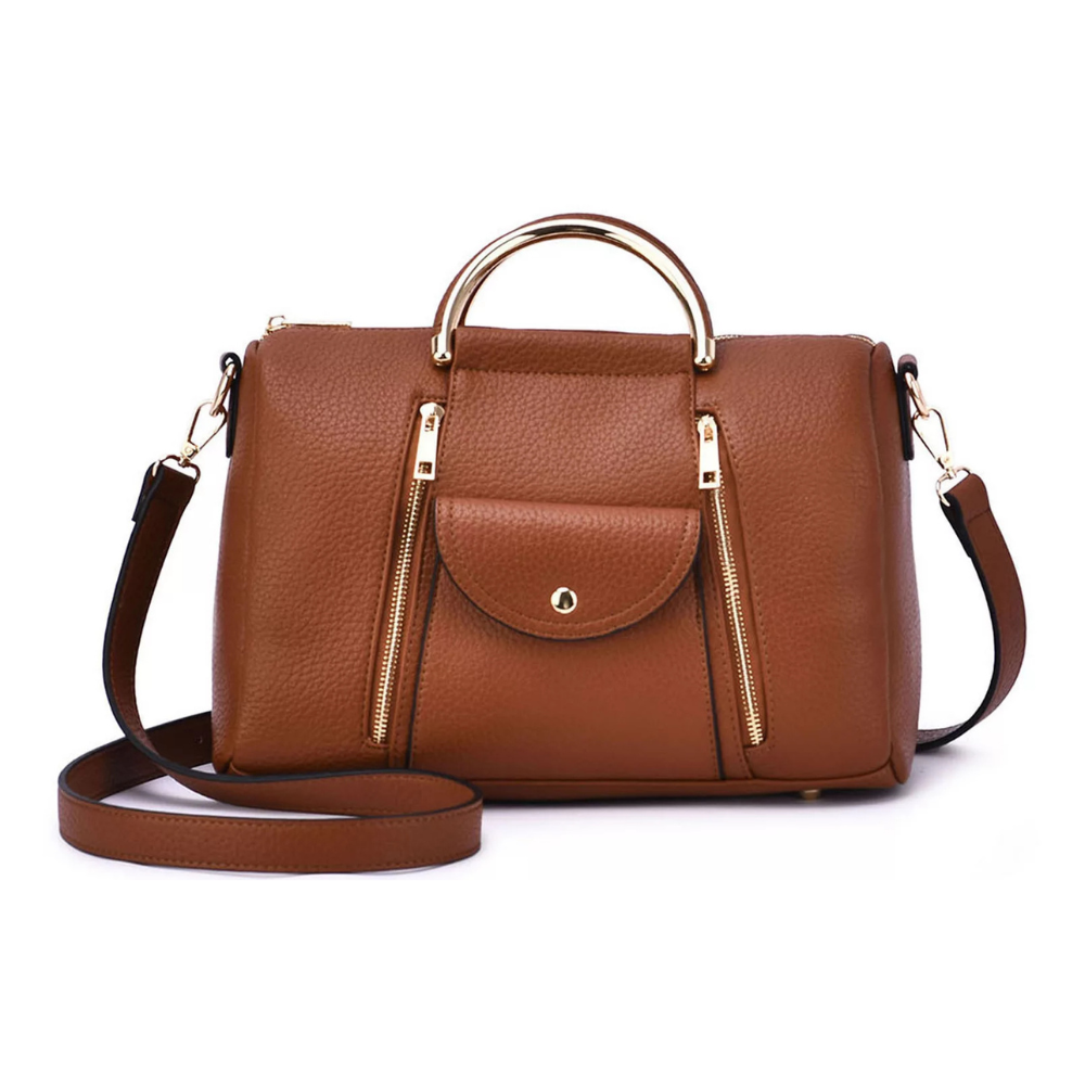 Mellow World Vivienne Cognac Bowler Bag (Women's) | Mar-Lou Shoes – Mar ...
