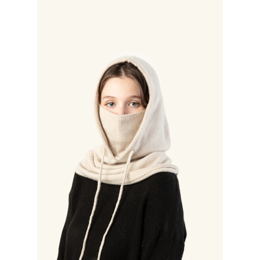 Look By M Mask Hoodie Snood Beige | Mar-Lou Shoes – Mar-Lou Shoes®