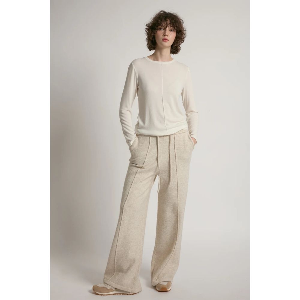 Look By M Baby Soft Lounge Ivory Pants (Women's) | Mar-Lou Shoes – Mar ...