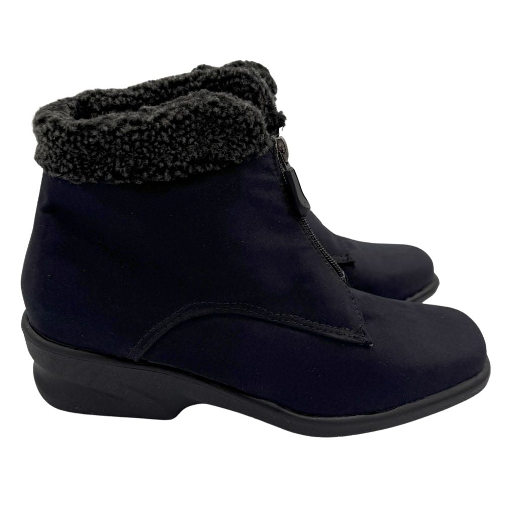 Toe Warmers Monique Black Waterproof Winter Boot (Women's) | Mar-Lou ...