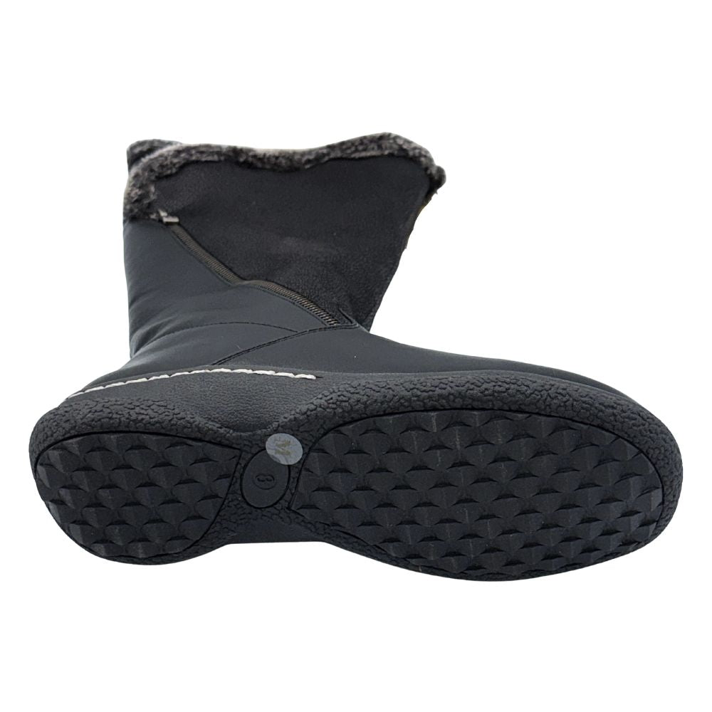 Wanderlust Teo Wide Shaft Black Winter Boot (Women's) | Mar-Lou Shoes ...