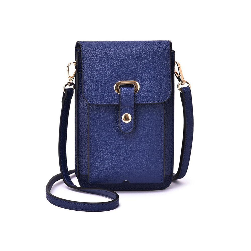 Mellow World Septima Touch Screen Navy Crossbody Bag | Mar-Lou Shoes ...