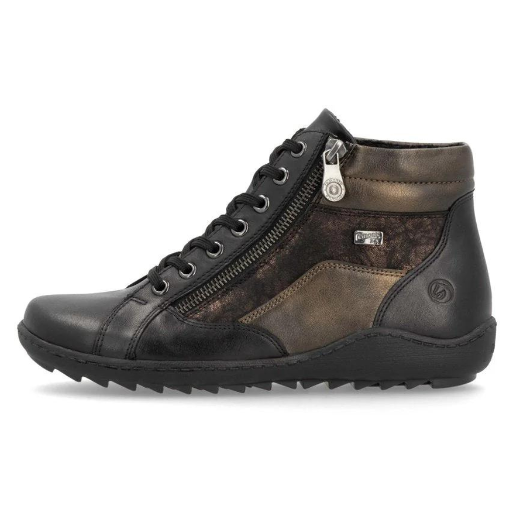 Remonte Liv 58 Black/Antique Leather Boot (Women's) | Mar-Lou Shoes ...
