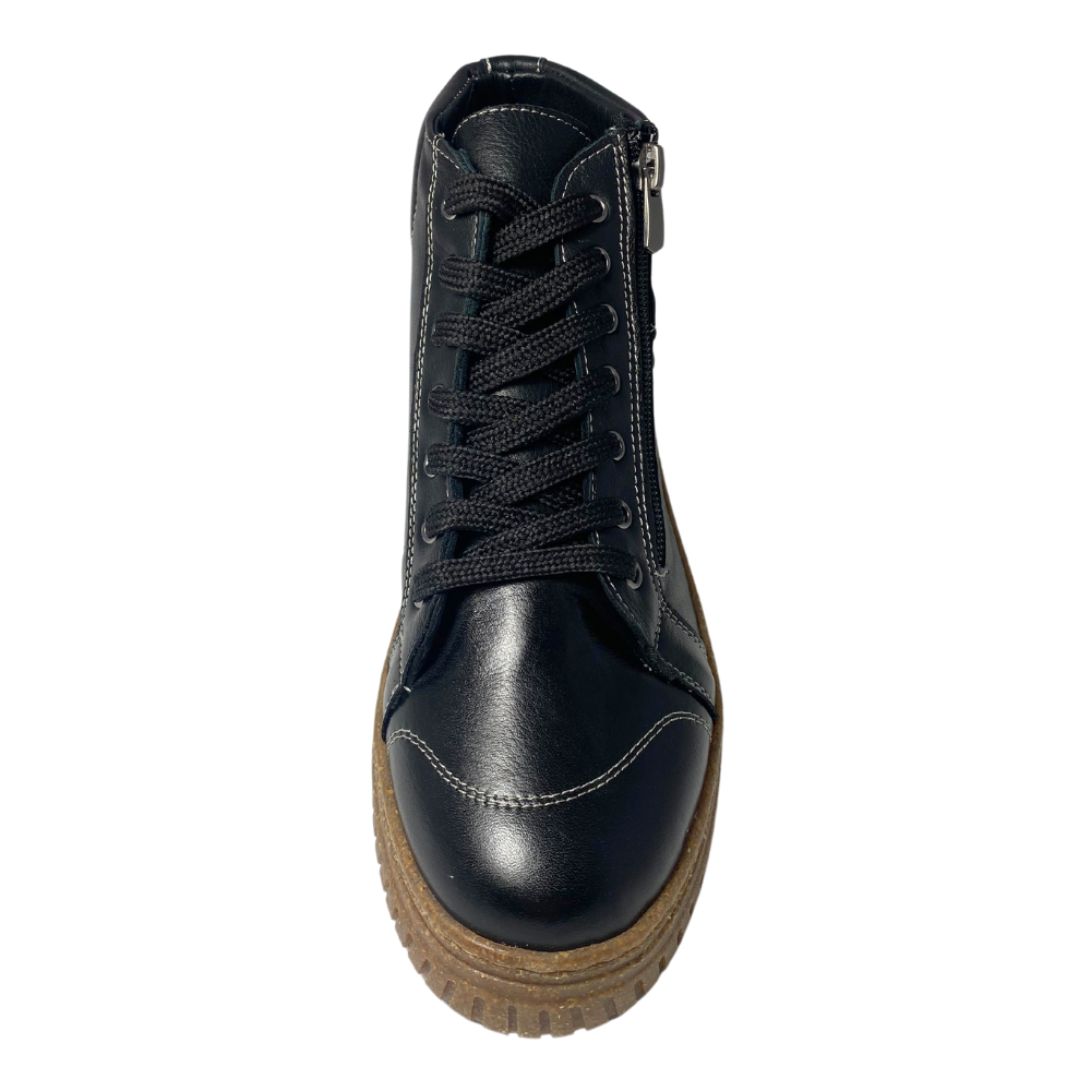 Eric Nurnberg Jace Black Leather Boot (Women's) | Mar-Lou Shoes – Mar ...