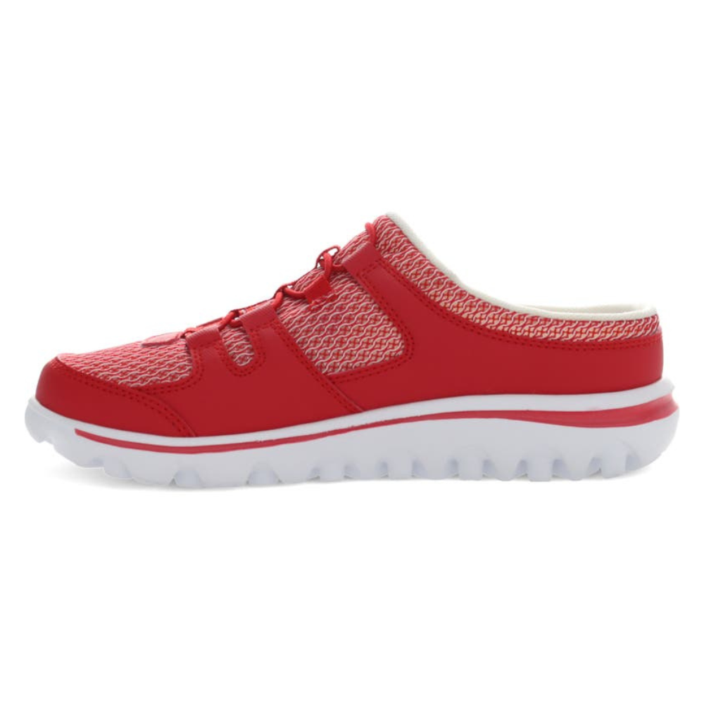 Propet TravelActiv Slide Red Clog (Women's) | Mar-Lou Shoes – Mar-Lou ...