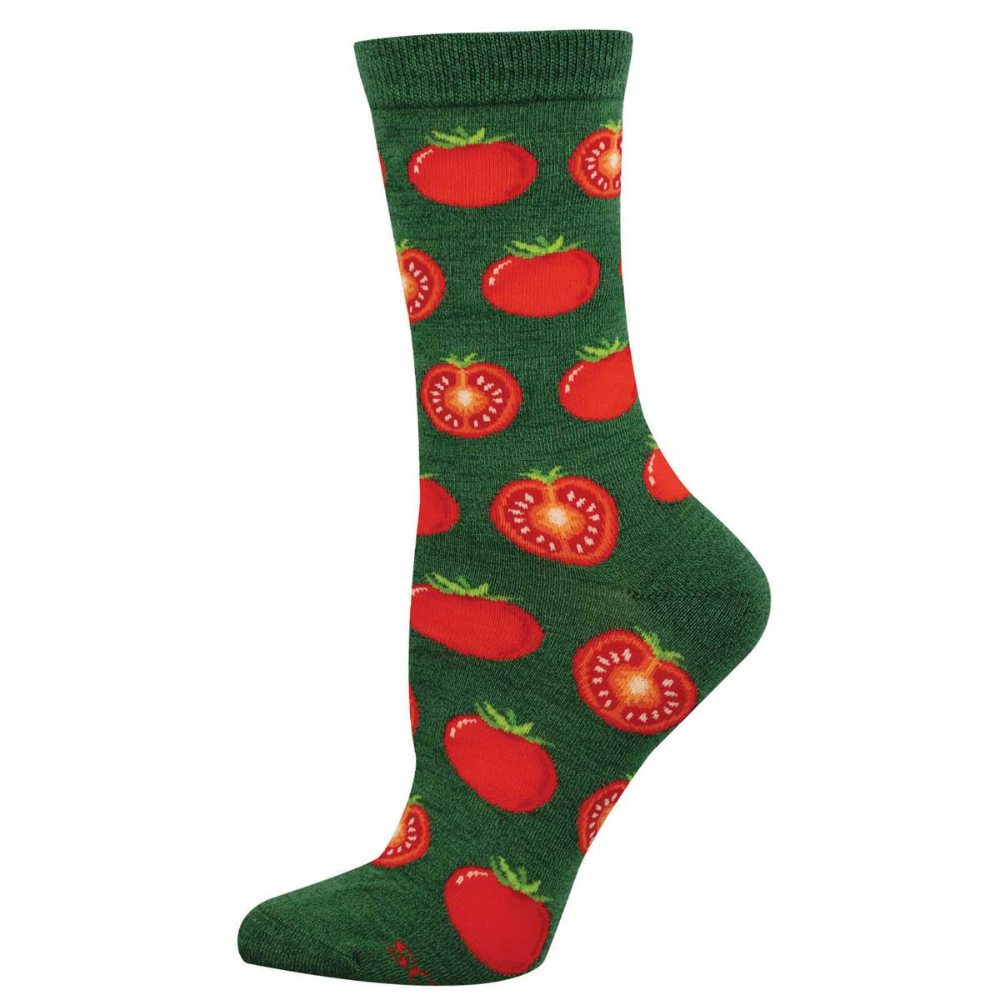 Sock Smith Tantalizing Tomatoes Crew Socks (Women's) | Mar-Lou Shoes ...